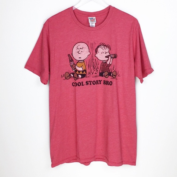 Junk Food Clothing | Shirts | Junk Food Charlie Brown Cool Story Bro Tee | Poshmark